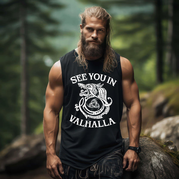 See You In Valhalla tank | Herren Tank-Top - nordicvikingwear.com